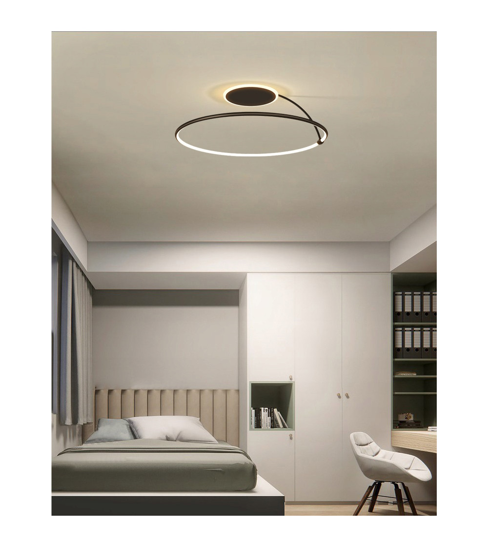 Nowoczesna lampa sufitowa żyrandol LED PLAFON ring